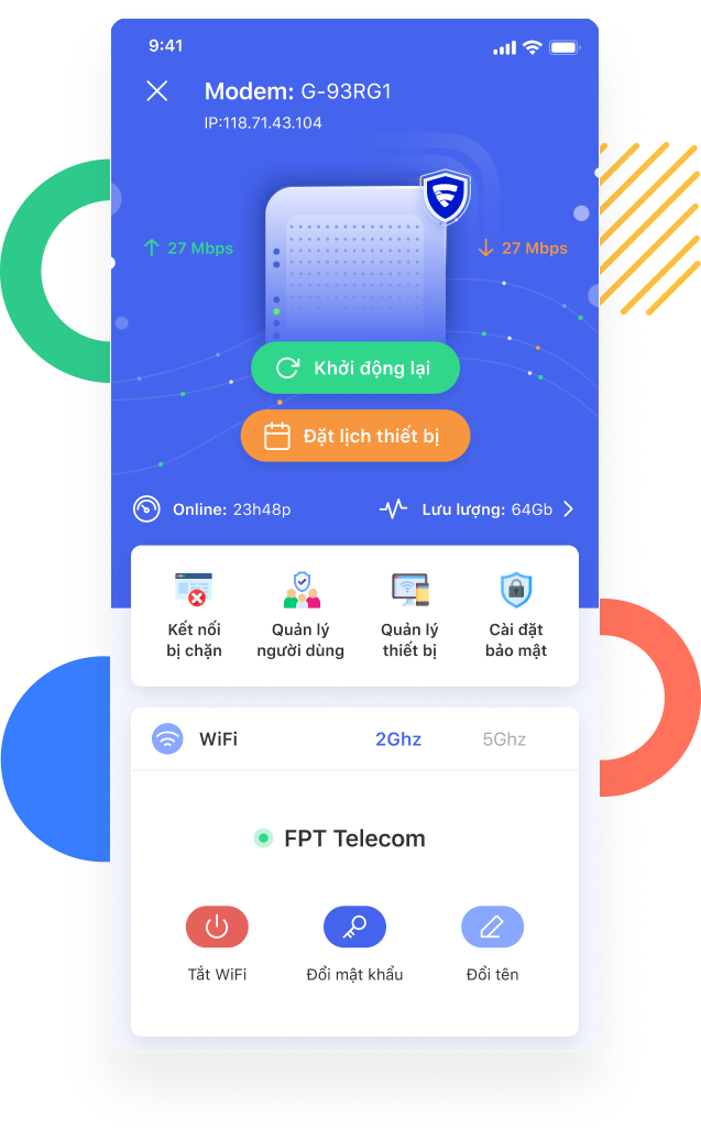 FPT Telecom ra mắt tính năng bảo mật F-Safe ngay trên modem