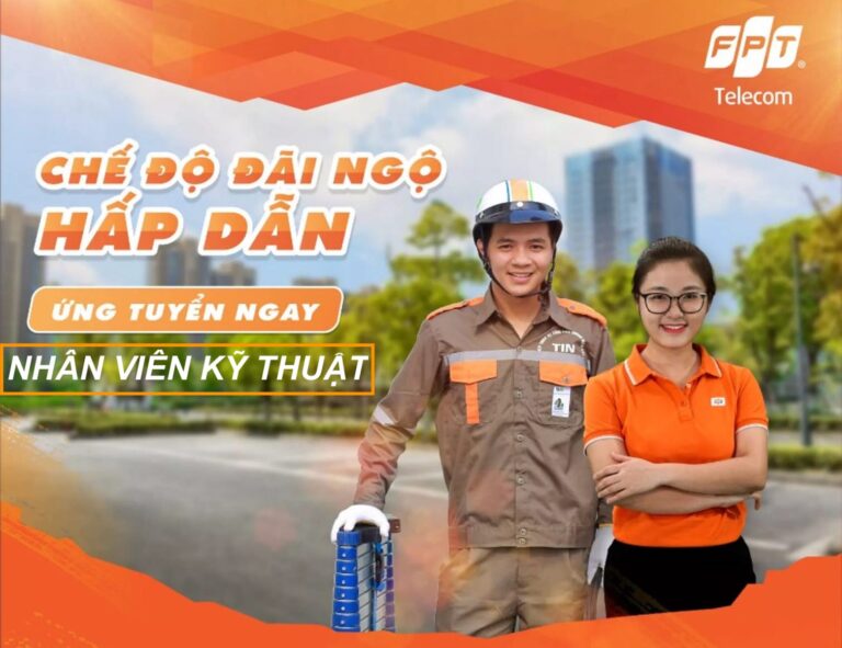 FPT Telecom tuyển dụng nhân viên kỹ thuật tại Lâm Đồng